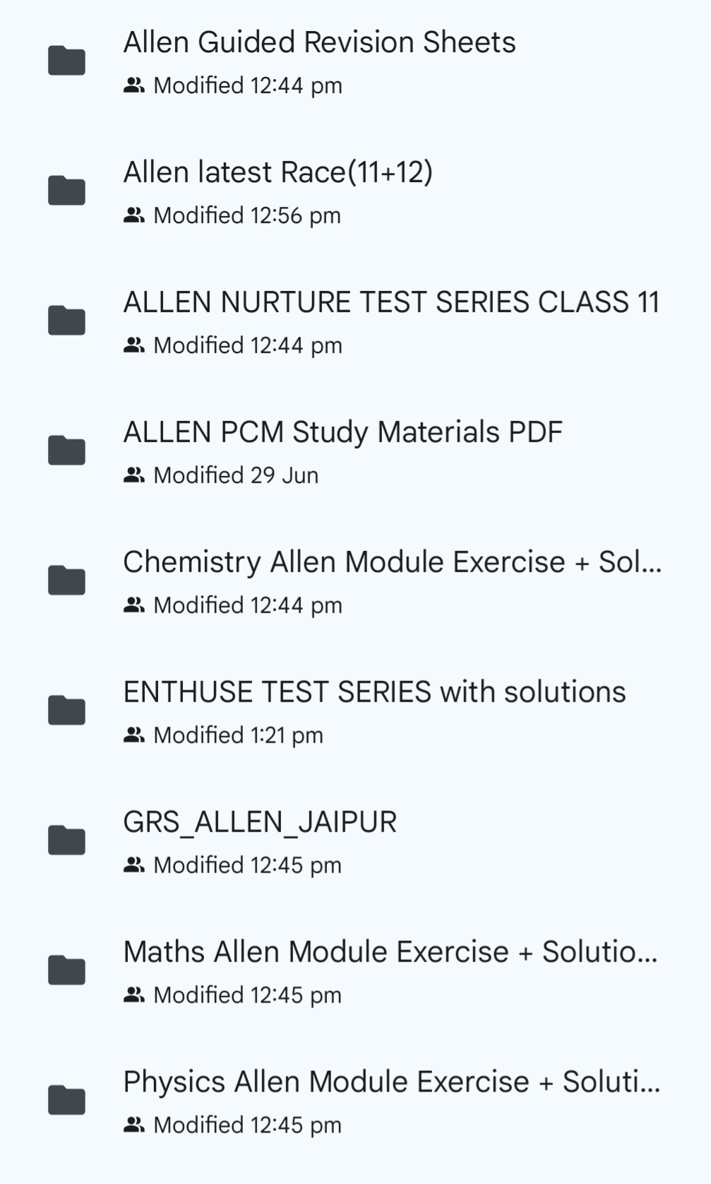 ALLEN JEE (MAIN+ADVANCED) PCM Modules Class 11th+12th (2024-25 edition ...
